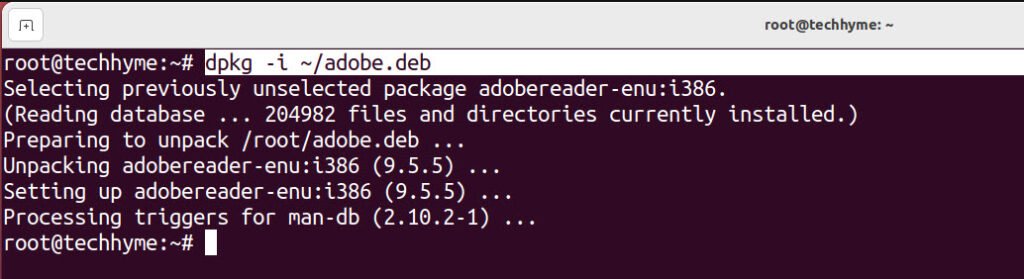 Install Adobe Acrobat PDF Reader in Ubuntu - Tech Hyme