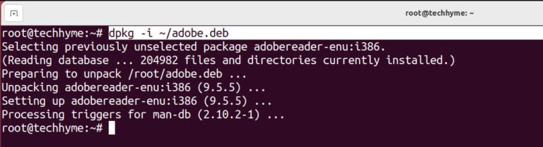 Install Adobe Acrobat PDF Reader in Ubuntu - Tech Hyme