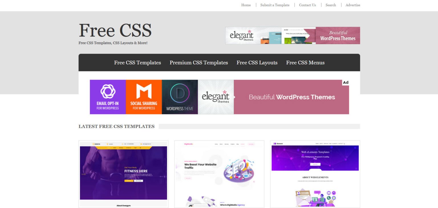 Top Websites to Get FREE HTML/CSS Templates - Tech Hyme