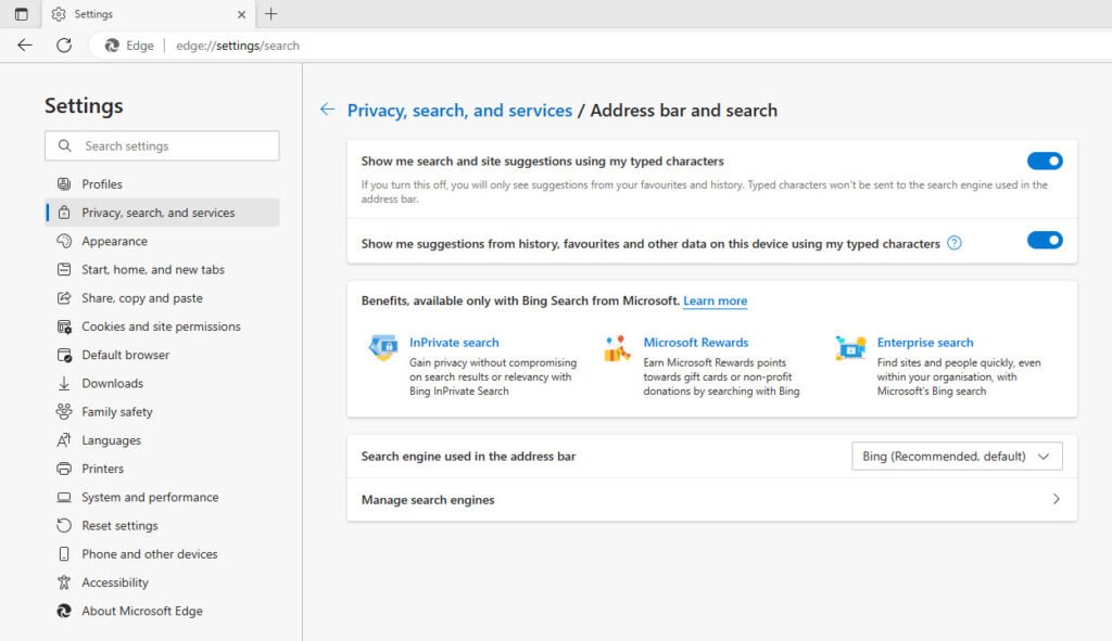 How To Change Default Search Engine in Microsoft Edge to Google - Tech Hyme