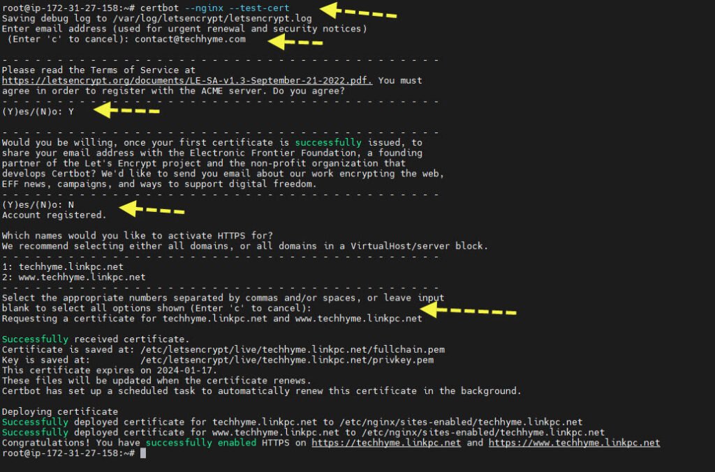 A Step By Step Guide To Setting Up Nginx And Ssl With Certbot Tech Hyme 3457