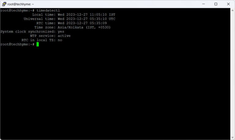 Manage Time and Date in Linux with timedatectl - Tech Hyme