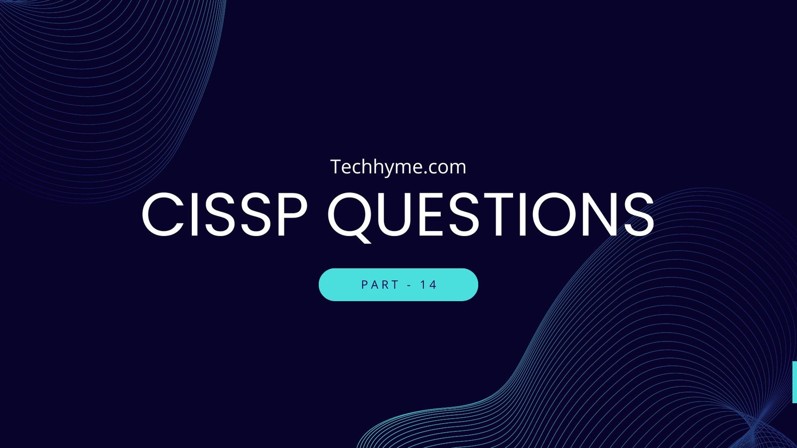 CISSP - Practice Test Questions - 2024 - Set 14 (53 Questions) - Tech Hyme