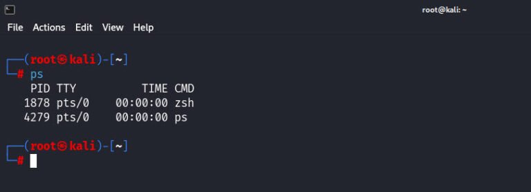 Essential Commands For Process Management in Kali Linux - Tech Hyme
