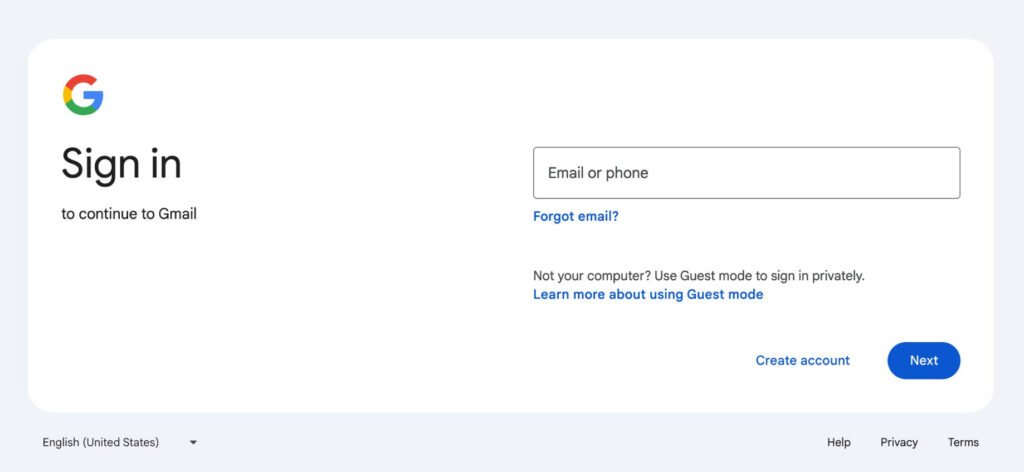 Gmail's Refreshed Sign-In Page - A Modern Makeover - Tech Hyme