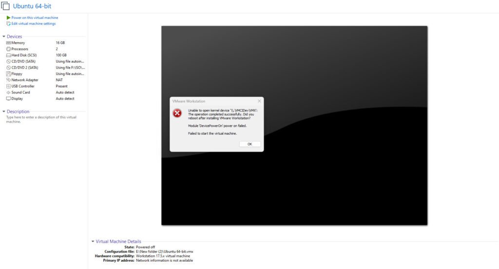 How to Fix the VMware Workstation Error: How to Fix the VMware Workstation Error: