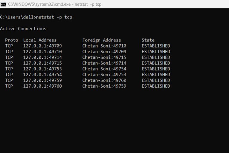 Understanding Netstat - The Network Monitoring Tool - Tech Hyme
