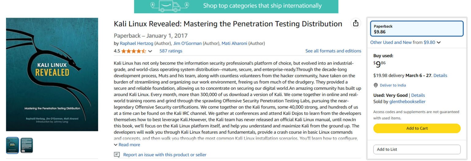 Top 8 Best Books to Learn Kali Linux and Ethical Hacking - Tech Hyme